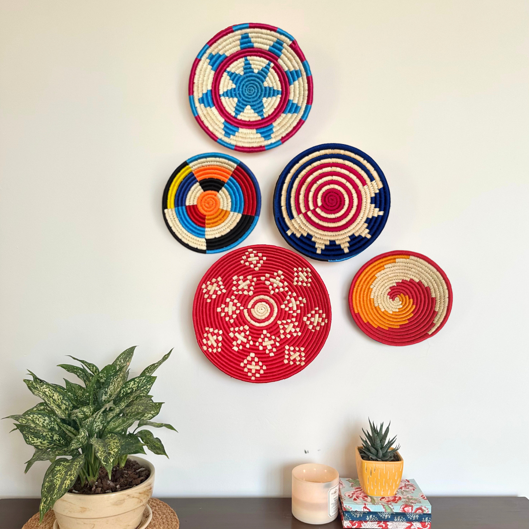 Atrangi Studio Indian Summer Sabai Wall Basket