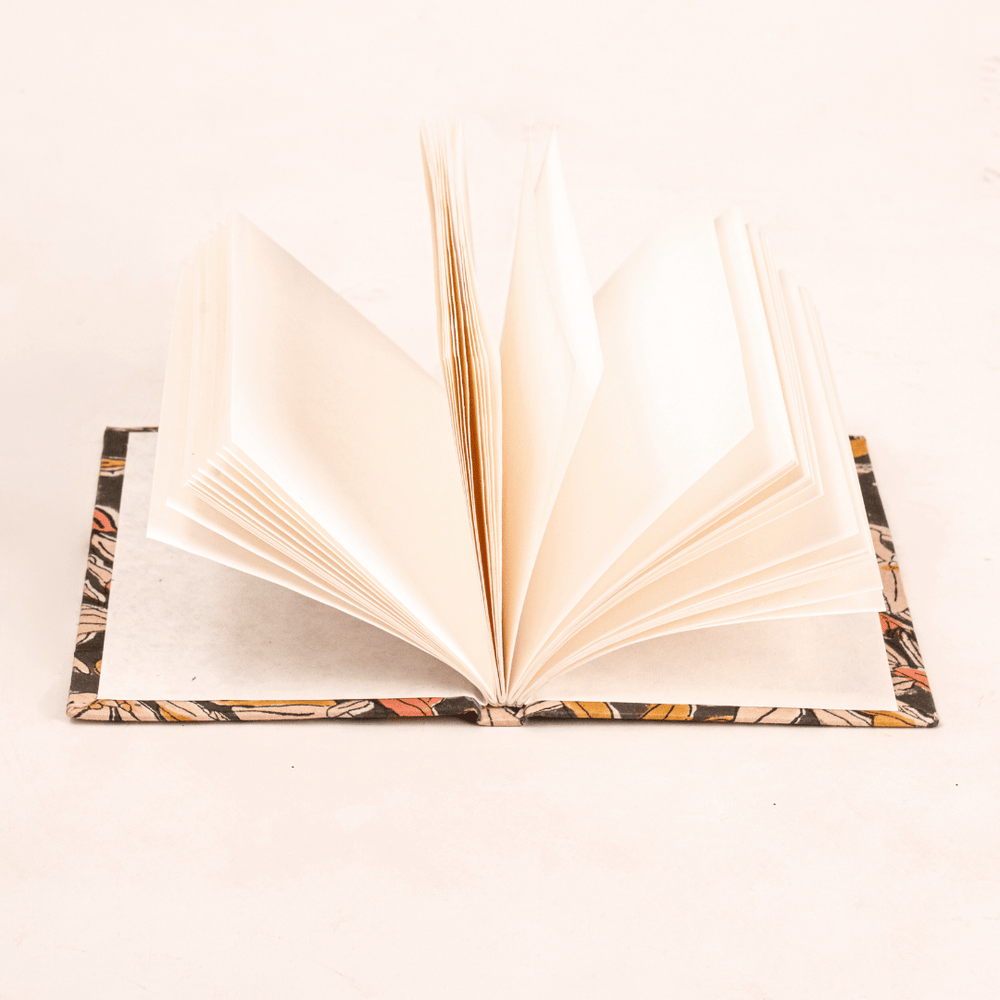 Atrangi Studio Mogra Noir Block Print Diary