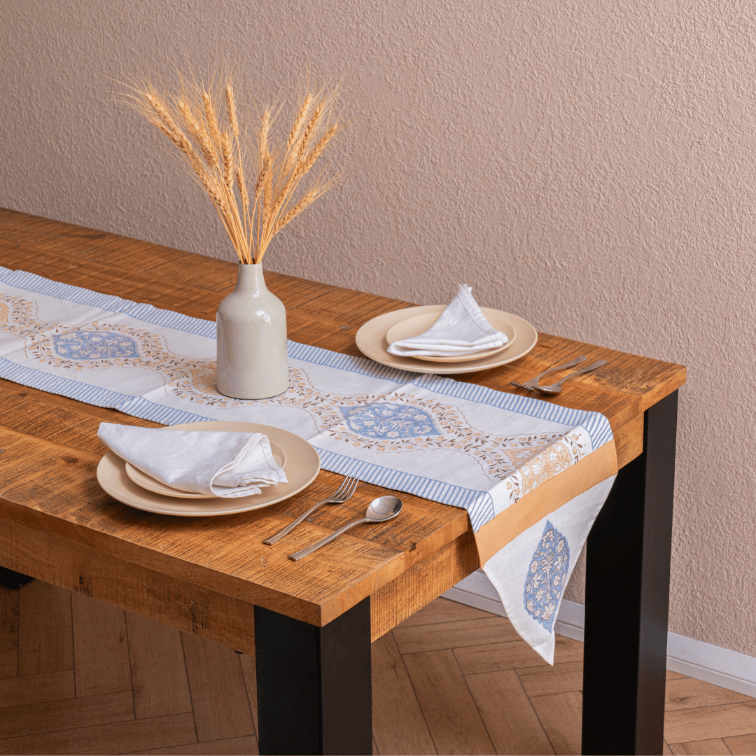 Lily Block Print Runner