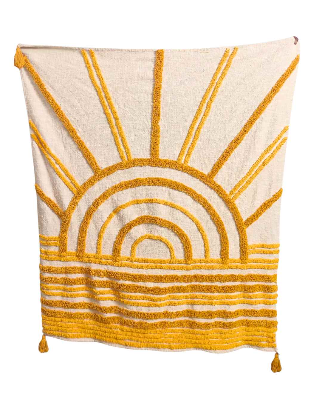 Atrangi Studio No Hassle Tassel Tufted Sofa Throw | Sofa Throws